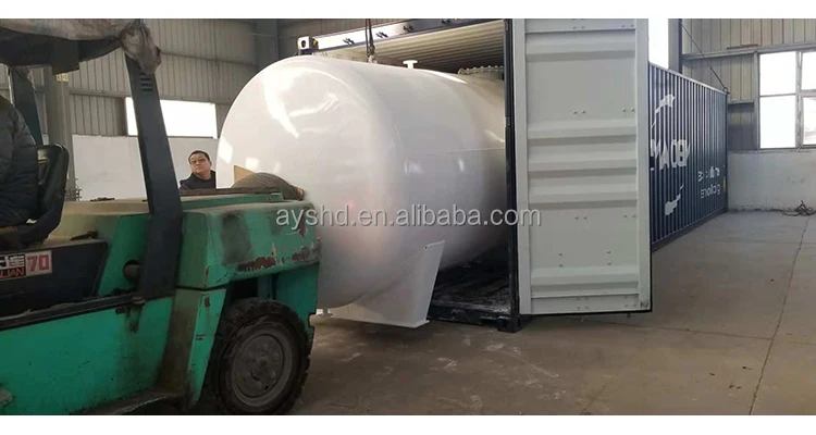 Steel Above Ground Lpg Storage Tank Lpg Liquid Propane Gas Bullet Tank ...
