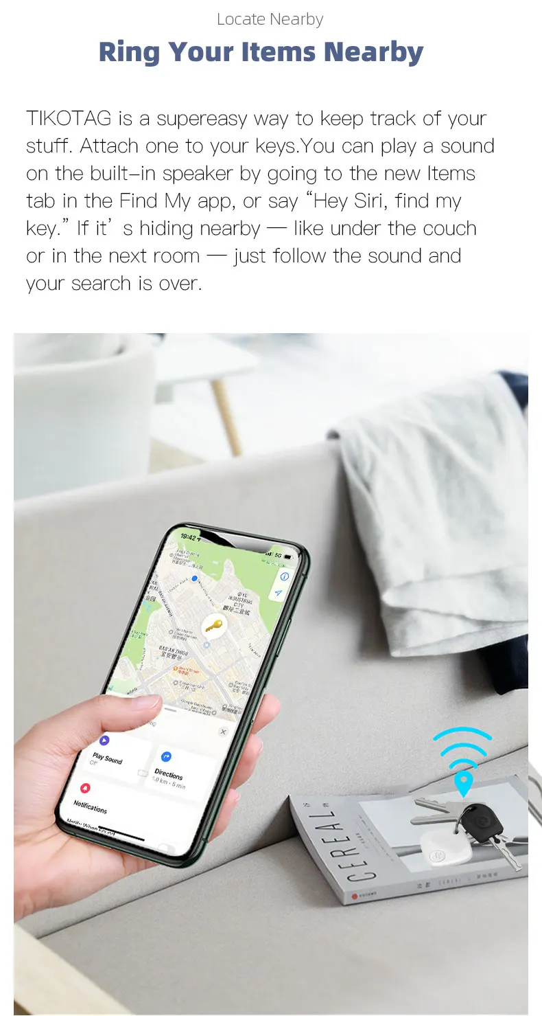 Air Tag Mini Tracker - Smart Long Distance Tracking