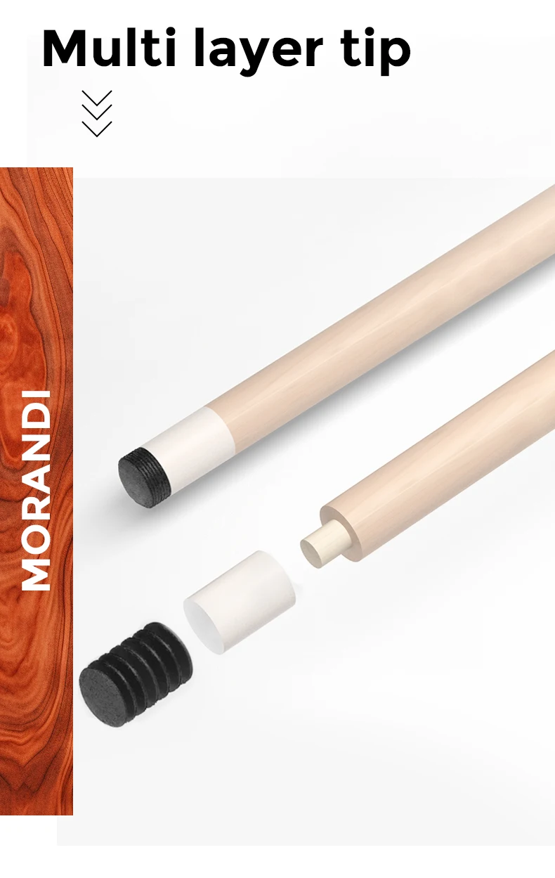 TY Morandi 2025 Pool Billiard Cue Stick - 12.5mm Maple Shaft, Carbon ...