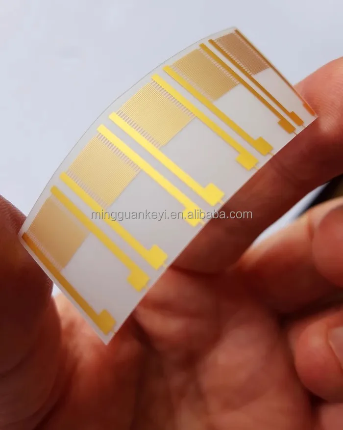 100um Large Size Flexible Interfinger Electrode PET Capacitor Array ...