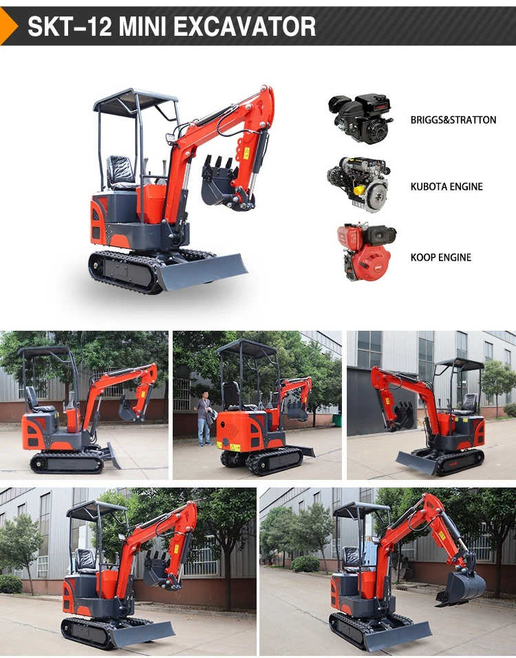 1.2 Ton Mini Excavator Hydraulic Digger For Sale Mini Excavator 1 Ton 2 Ton Mini Bager Free ...