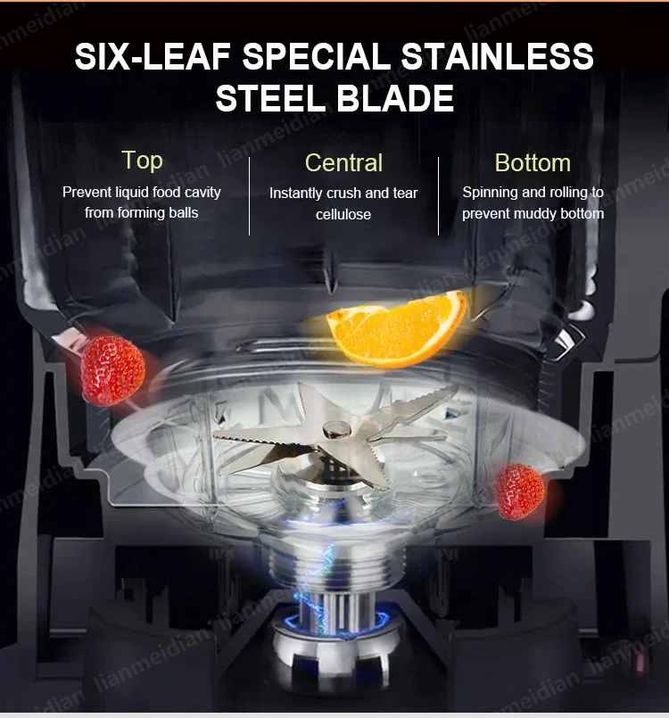 9500 Watts Liter Breaking Commercial Heavy 4 Smoothie Machine Milkshake ...