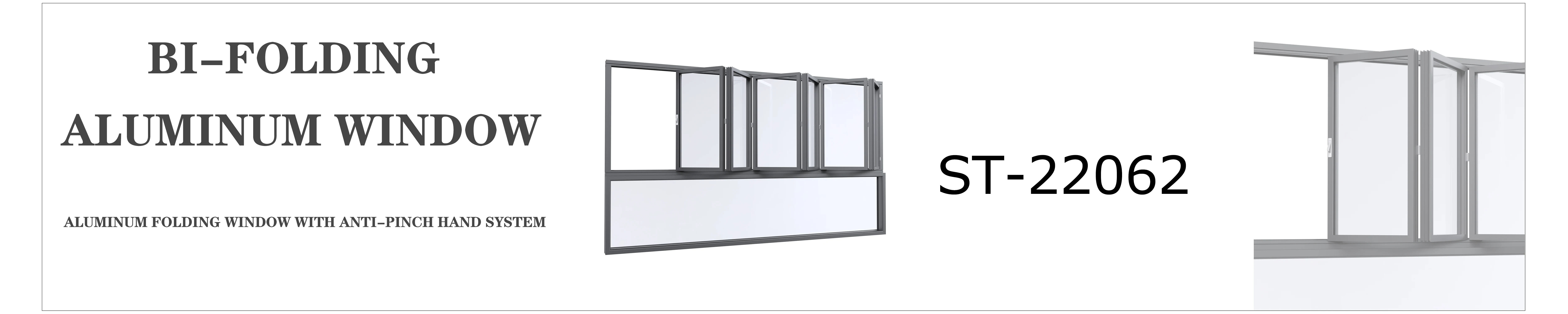 Indoor Folding Door - Super Slim Frame Profile for Kitchen