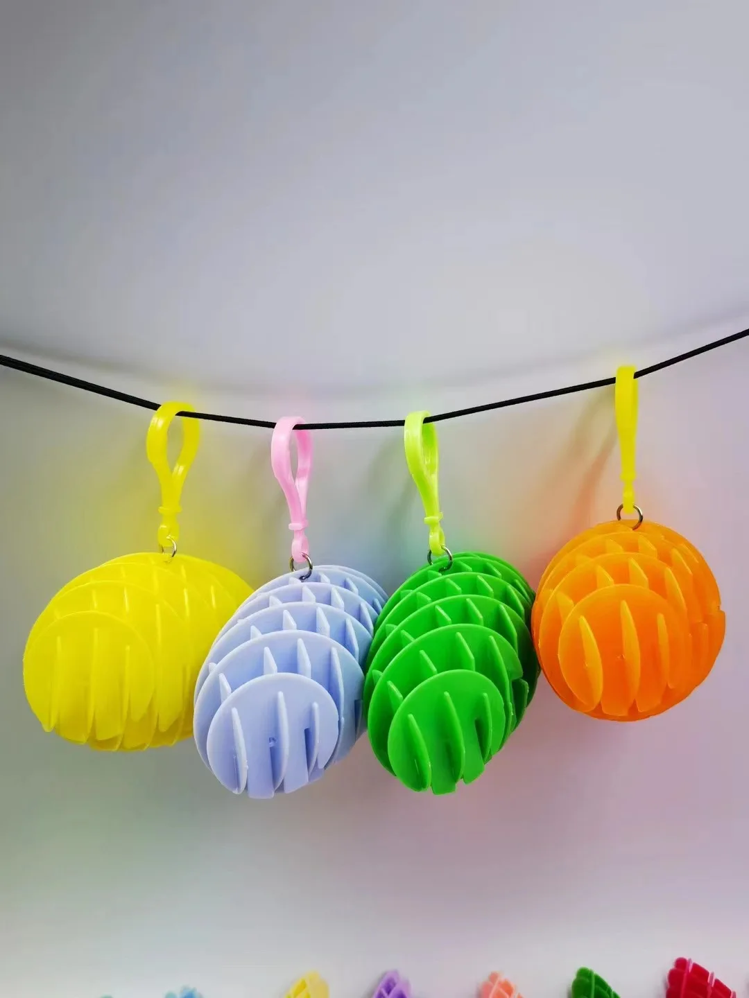 2024 Tiktok Sensory Decompression Toy Keychain Elastic Net & Fidget ...