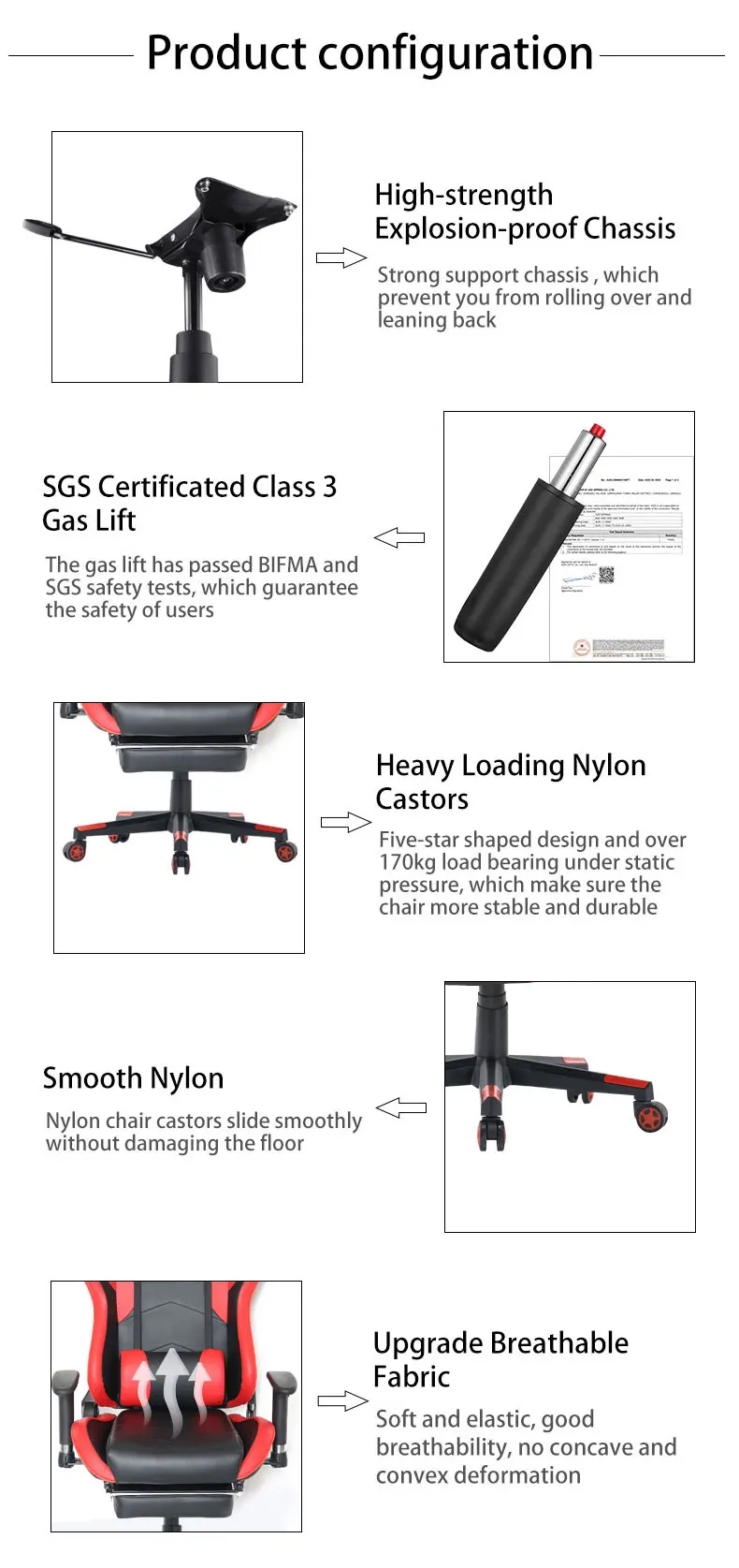 Dxracer Gaming Chairs with Footrest Massage Parts - Alibaba