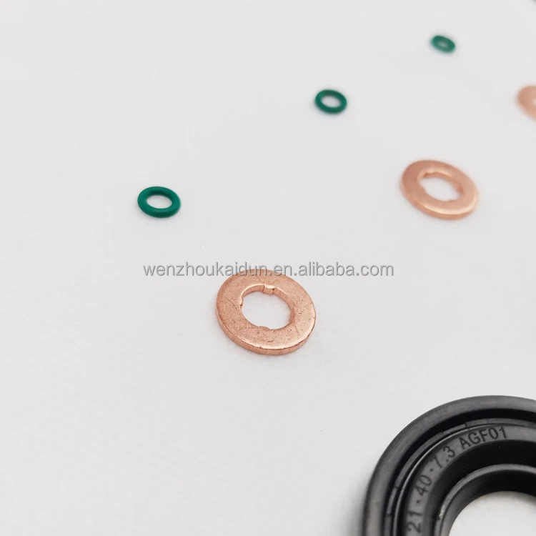 1378433 Gk2q-6d354-aa 6c1q-6k780-ab Fuel Injector Seal Washer Oring ...
