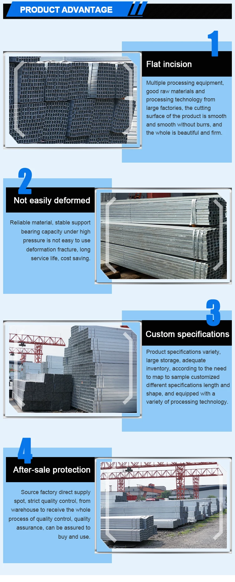 40x40 Square Tube Shs Hot Dipped Galvanized Square Steel Pipe - Buy Hot ...