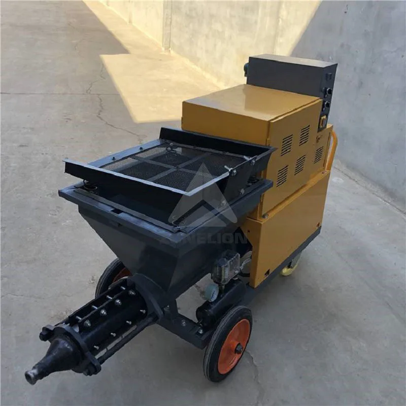 220v Cement Mortar Spraying Machine High Efficiency Single Phase for ...