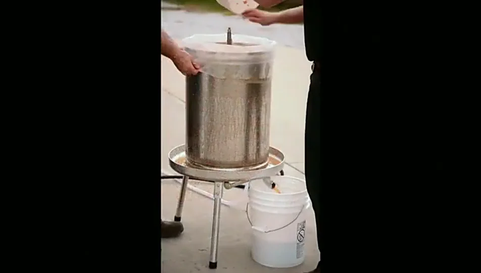 40l Sus 304 Stainless Steel Barrel 10.5 Gallons Hydropress Fruit Press ...