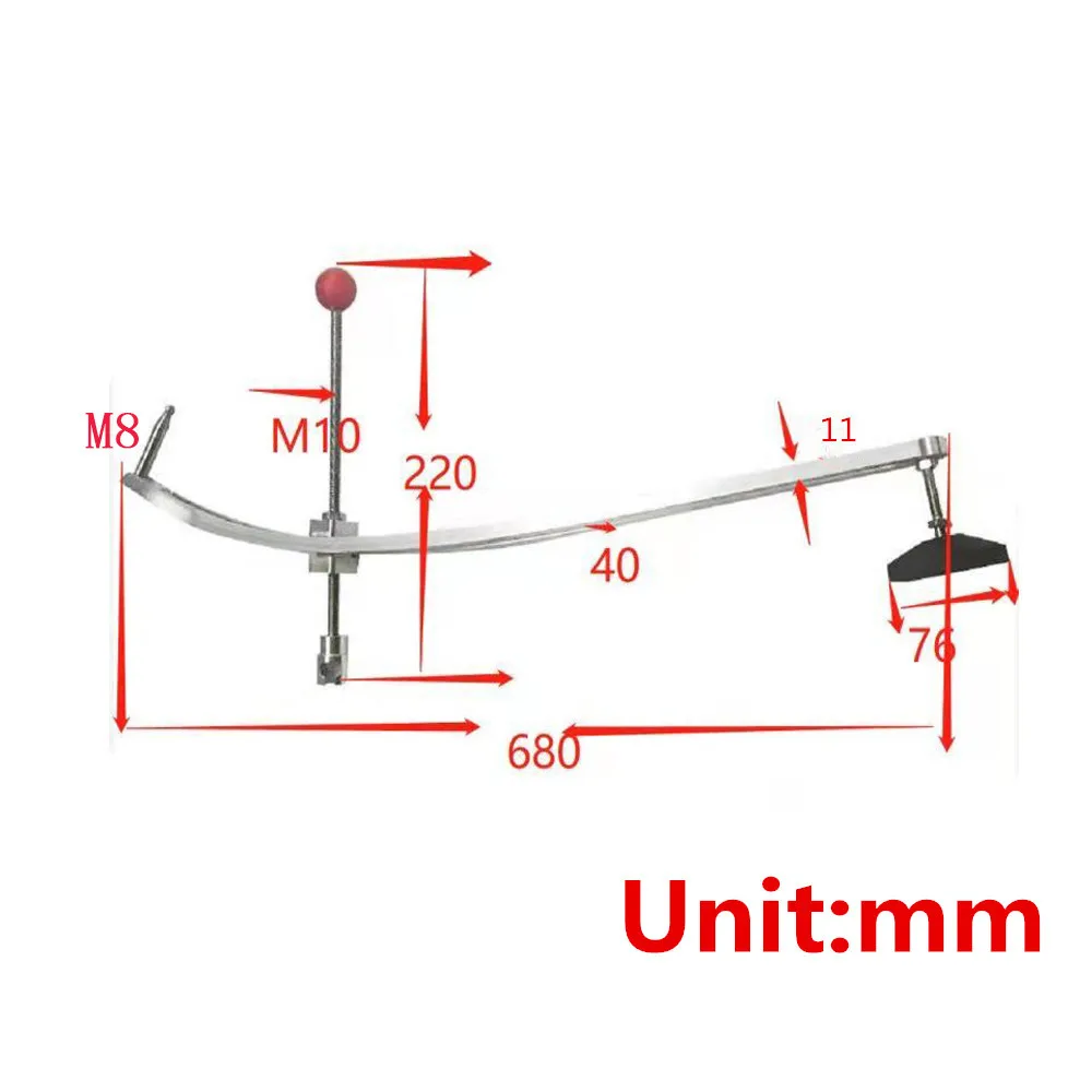 Flat Bar Tools Car Fender Damage Repair Tools Car Dent Removal Kit Auto ...