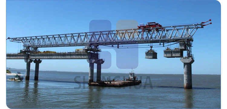 Truss Structure Concrete Girder Launching Crane Bridge Segmental ...