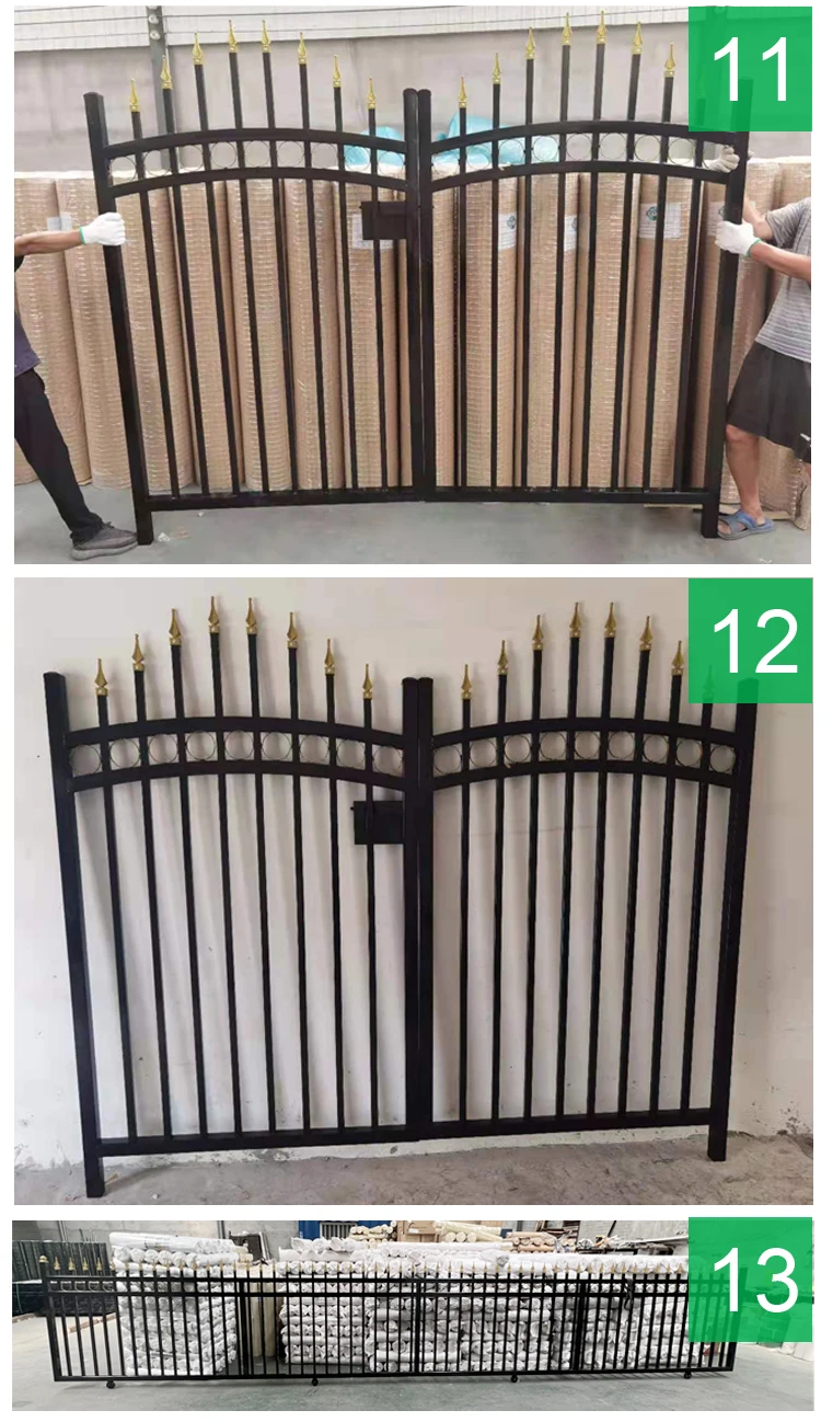 Australian Arch Steel Doors - Wrought Iron Villa Gate Designs