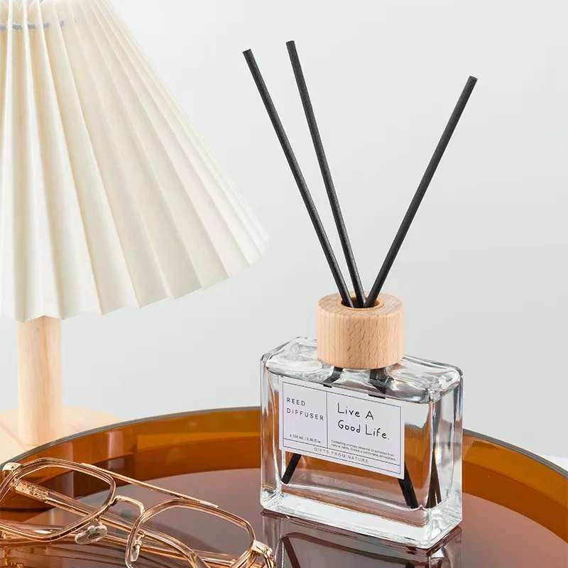 100ML 150ML Square Clear Luxury Reed Difuser Bottle With Customization ...