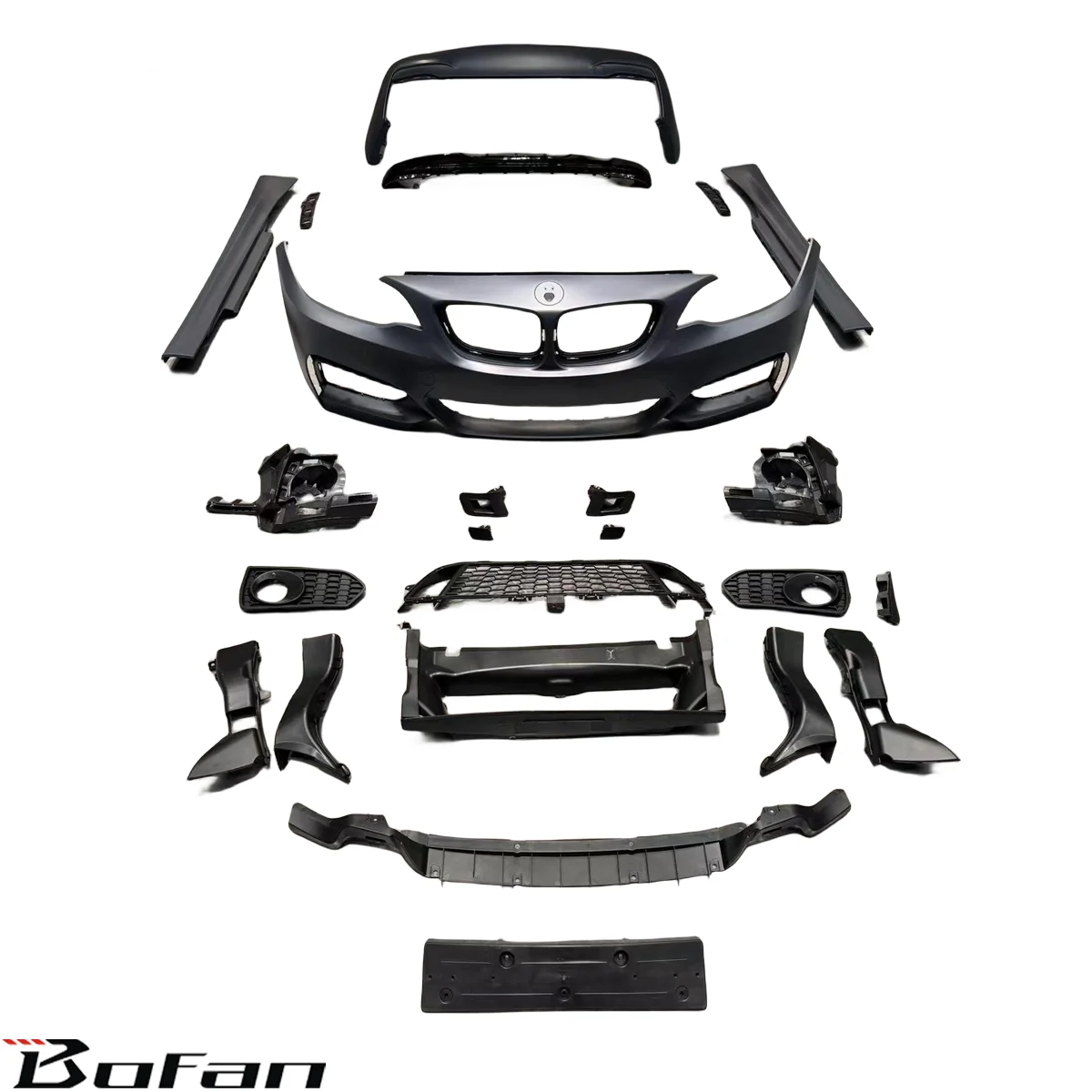 Car Conversion BMW 2 Series F22 Upgraded Facelift M-Tech Bumper Bodykit ...
