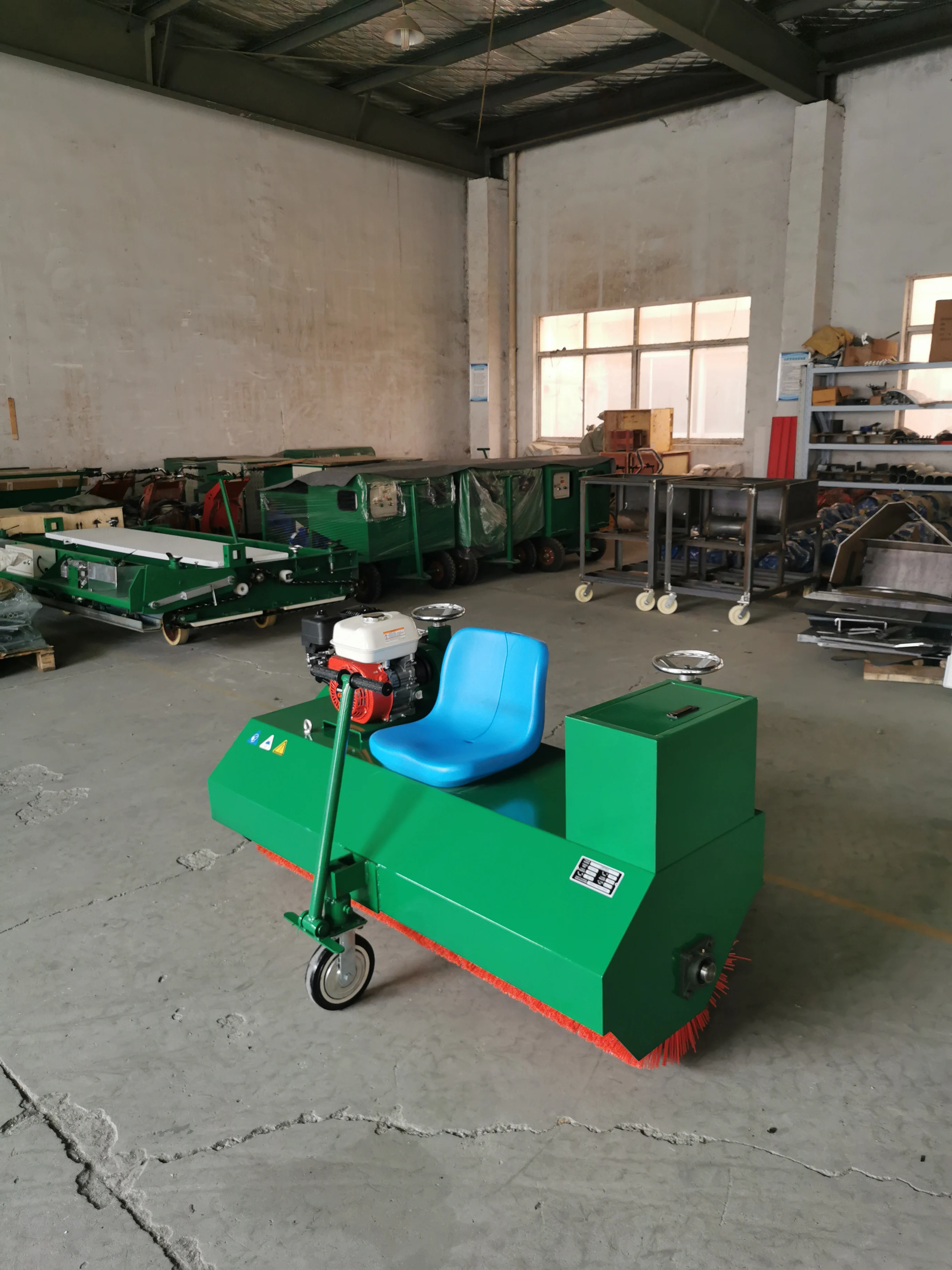 Gasoline Artificial Grass Brushing Machine Different Brush Machine for ...