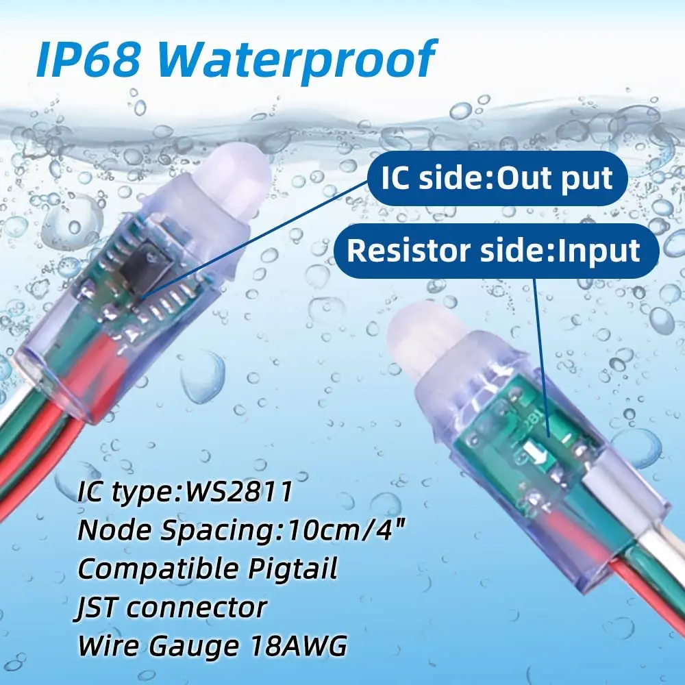 Pixel Ip68 Waterproof Rgb Led Pixel Point Light Pixel Carnival Led ...