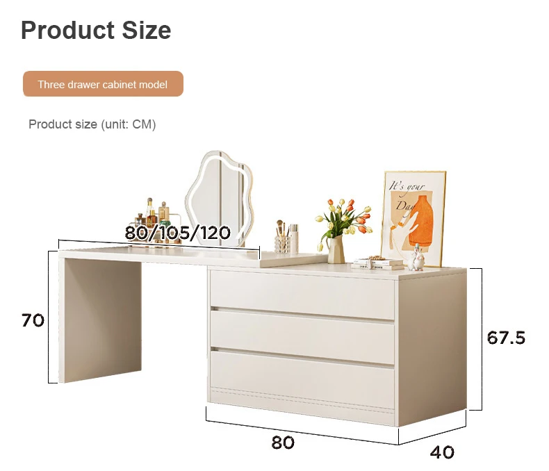 Custom Modern Luxury Wood Dressing Table Furniture Modular L Shaped ...