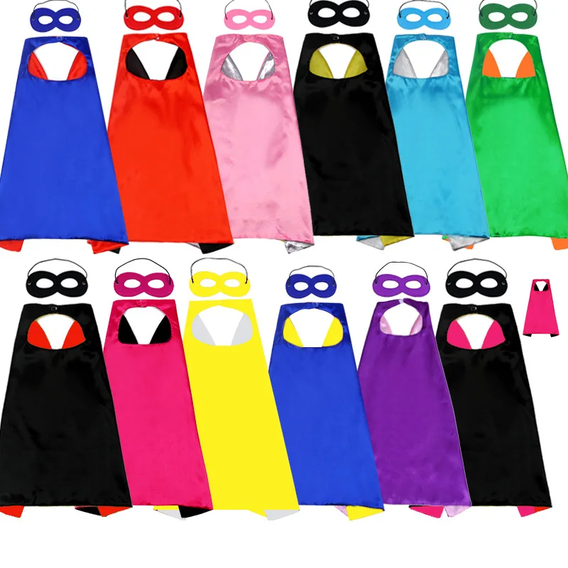 Wholesale Superhero Capes - Satin Double Layer Costumes for Adults ...