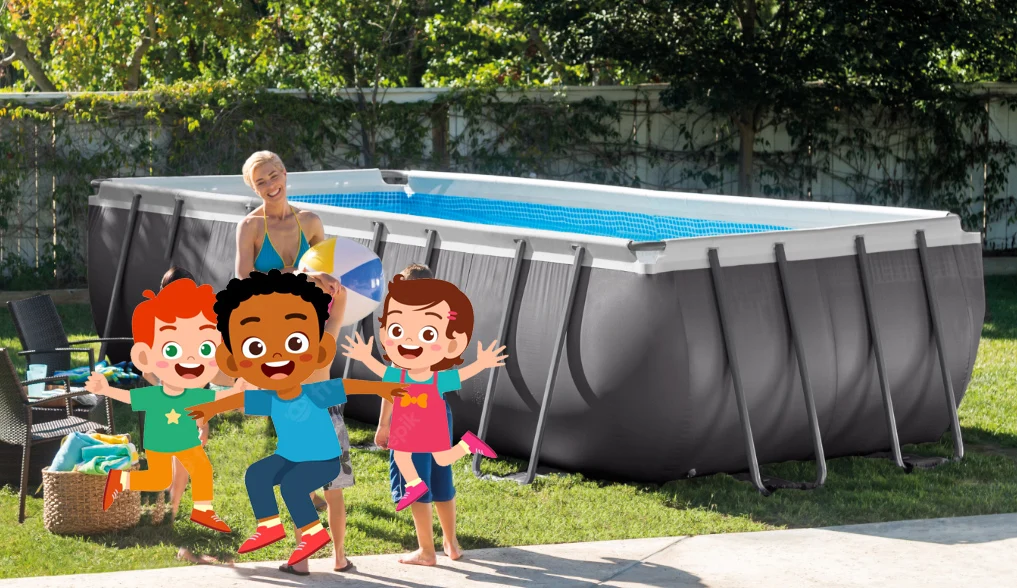 Intex 26364 24FT Outdoor Pool - Durable & Fun for All Ages