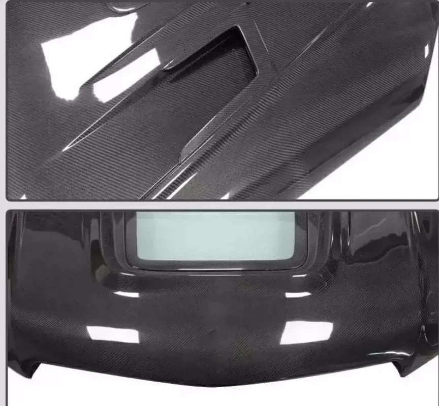 Body Kit Carbon Fiber Engine Hood Cover Assembly For Mercedes-benz C ...