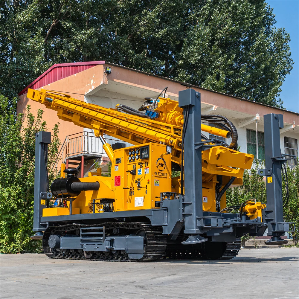 Crawler Type 200M 200m borehole water well drilling rig machine well ...
