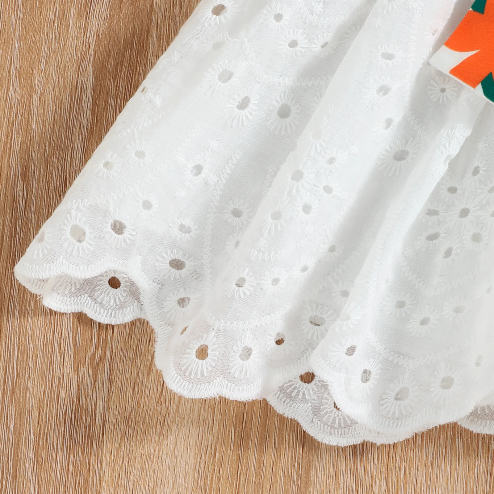 Conyson 2023 Kids Clothing Set - Ruffle Blouse & Lace Suspender