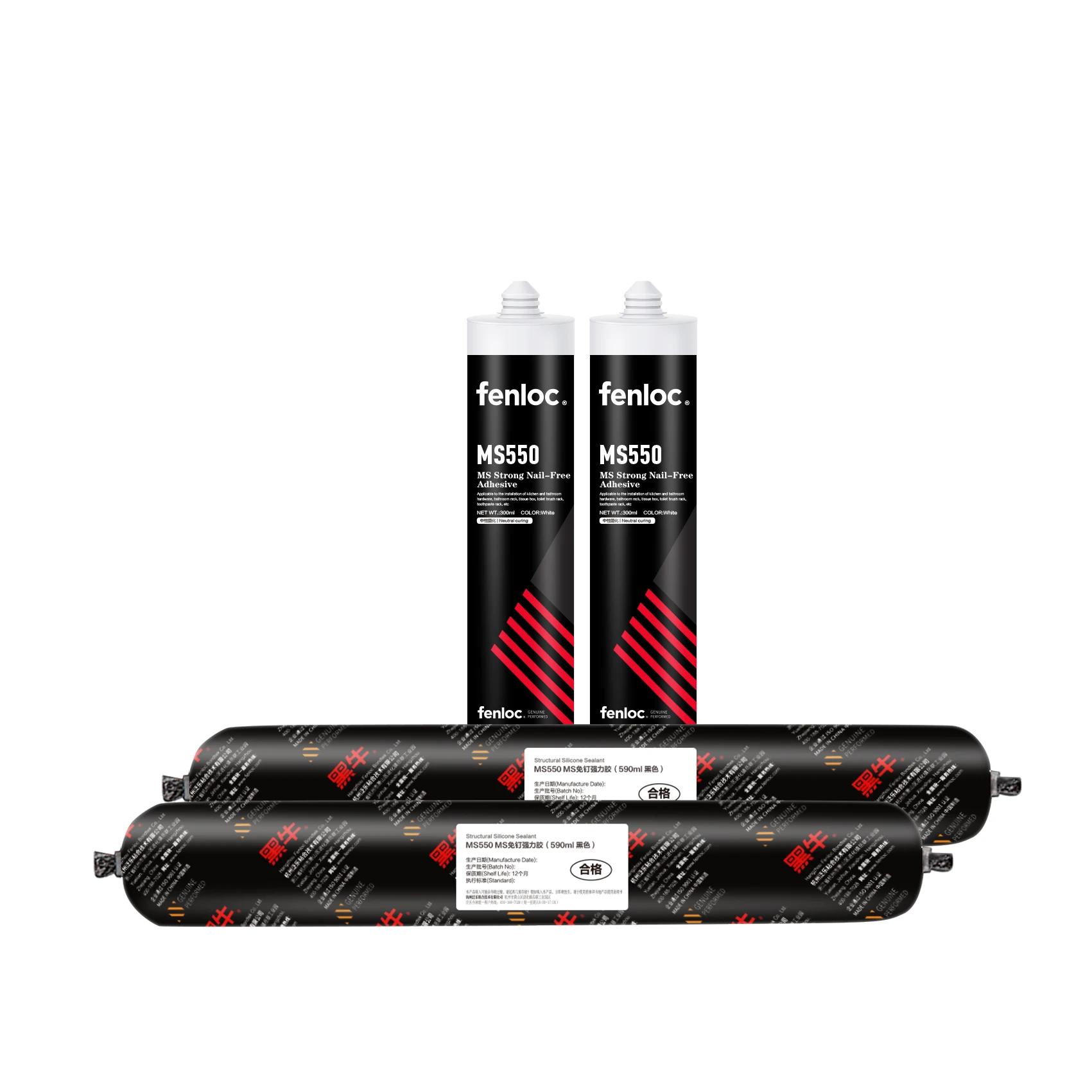 Fenloc 310ml 600ml Sausage Package Multi-purpose Strong Adhesion Nail ...