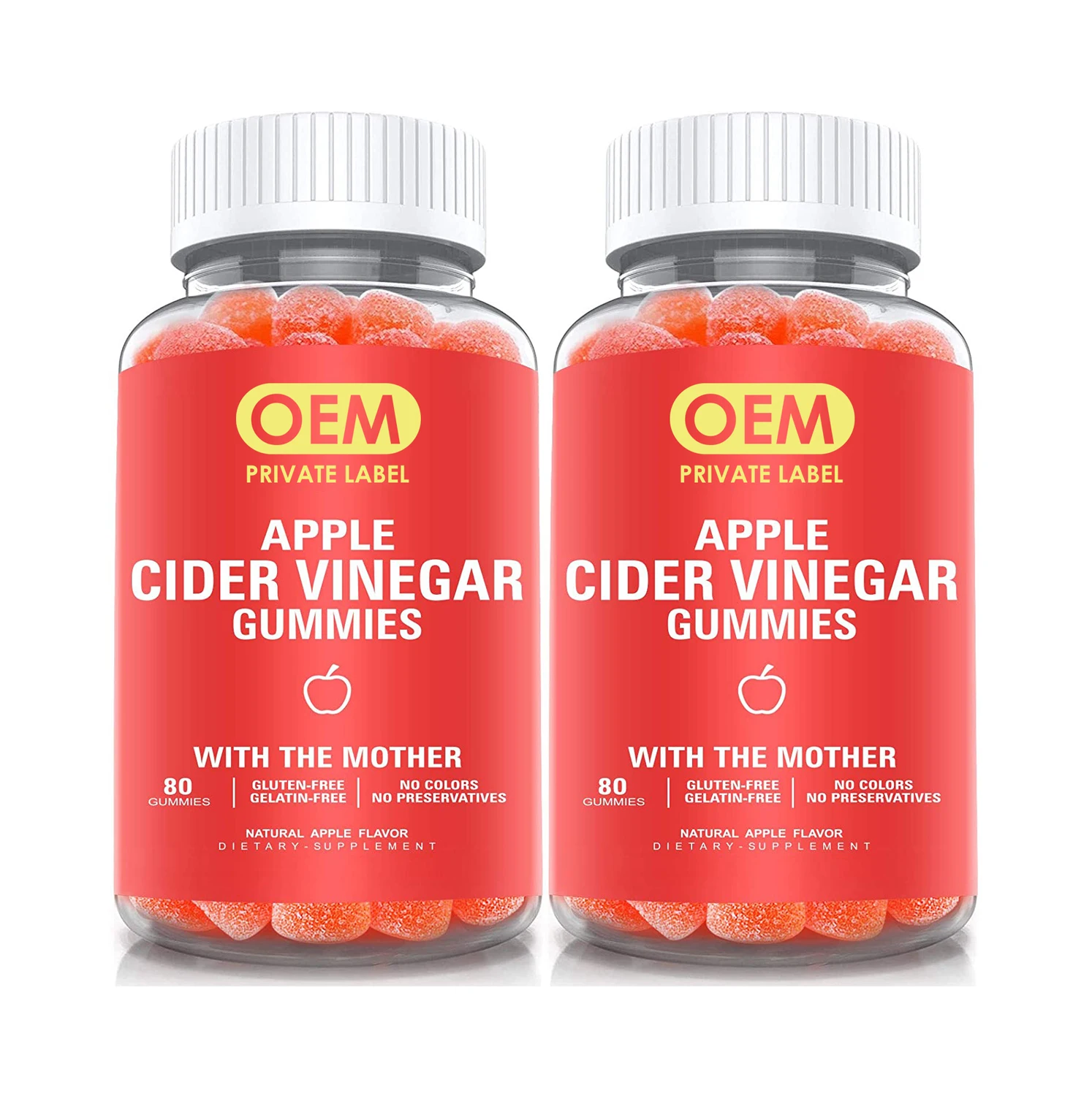 Oem Cider Vinegar Gummies Bear With Mother Gummy Vitamins Weight Loss