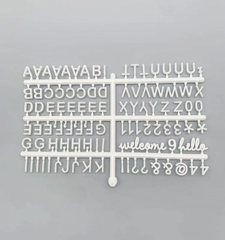 Wholesale 1/2 Inch Plastic Letters for Felt Letter Board