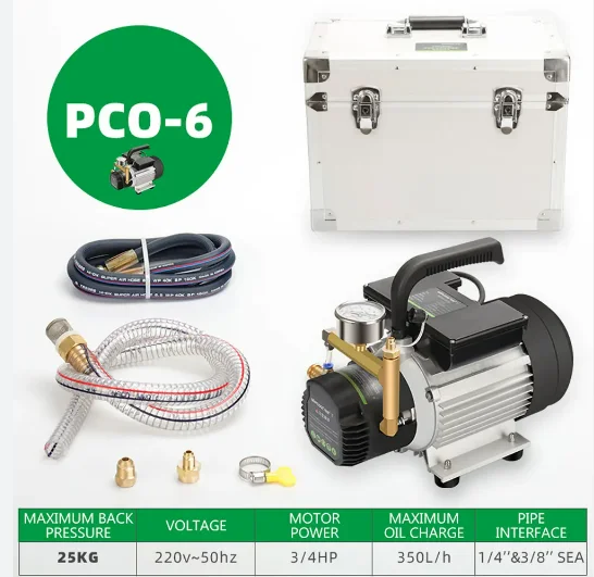 PCO-6 HVAC Refrigeration Oil Charging Pump - 3/4HP, 350l/h