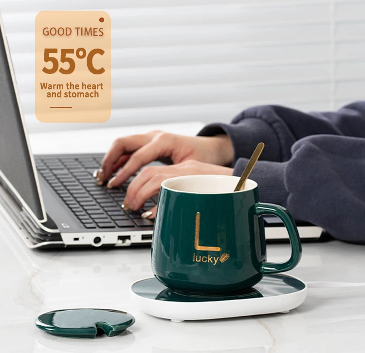 Nordic Style Cute Intelligent Temperature Control Heated Cup Set Smart ...