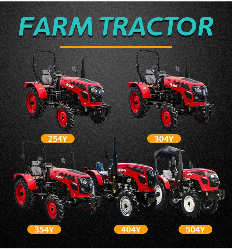 Multifunction Agricolas 4wd Farmer Tractores Compact Agriculture ...