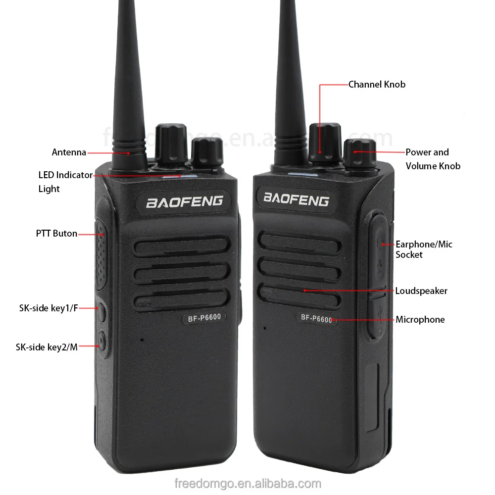 Baofeng Bf-p6600 2024 New 16 Channel Long Range Wireless Handheld ...