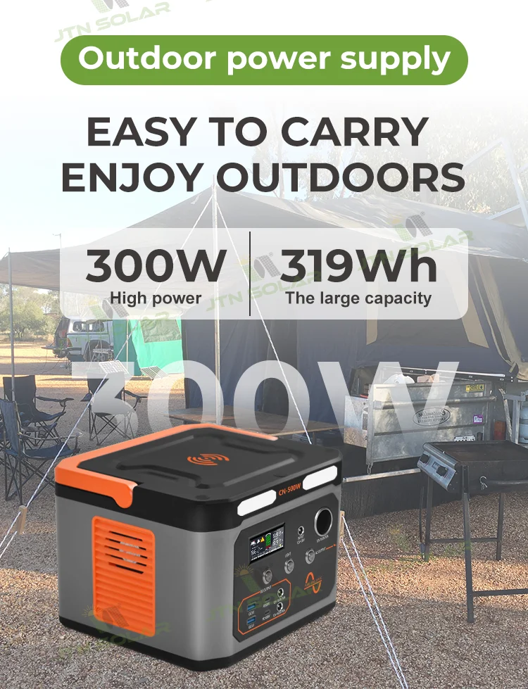 Outdoor Camping 300 Watt Lithium Ion Battery Energy Storage Home Solar ...