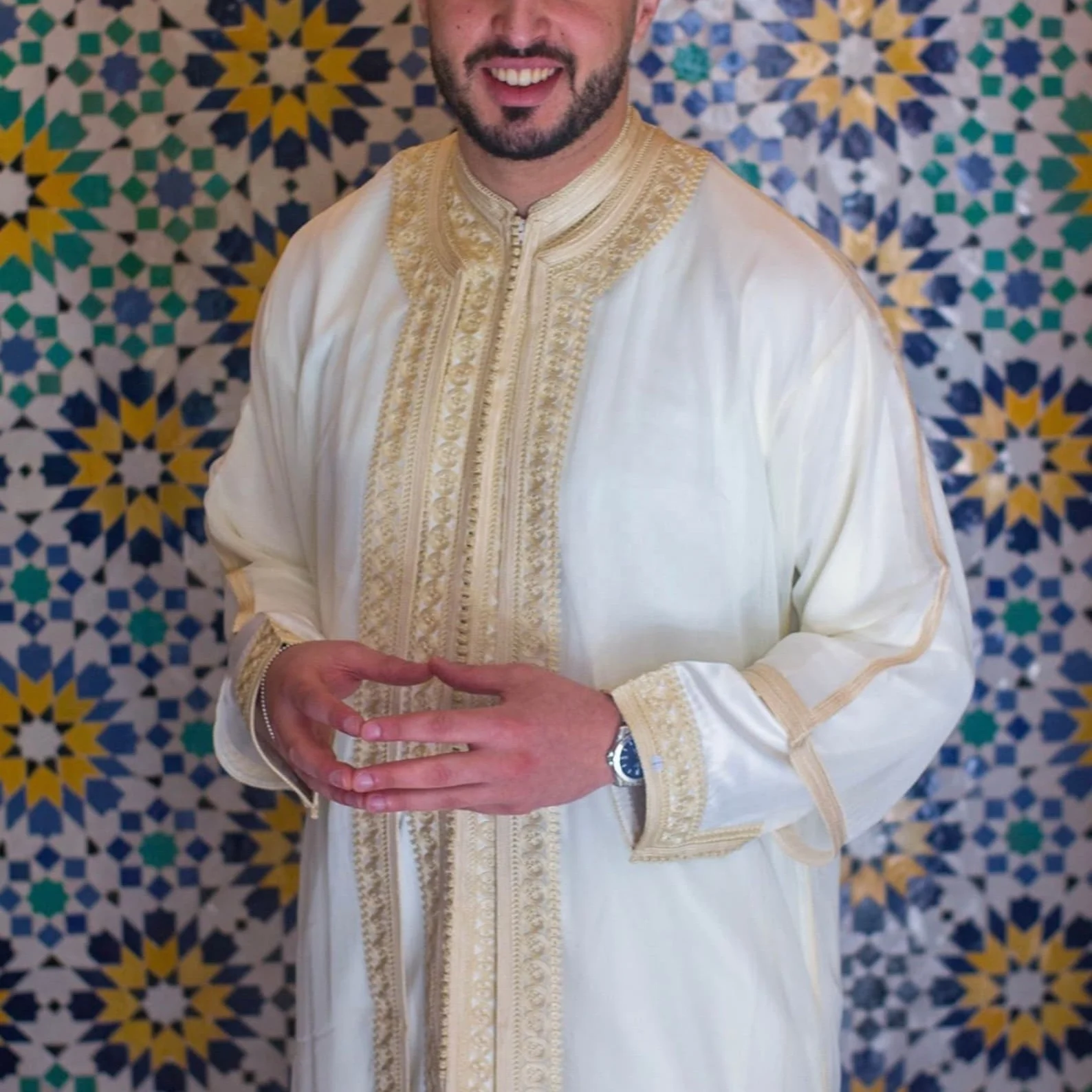 Custom 3-piece Moroccan Style Robes Men's Fasting Robes Wedding Robes ...