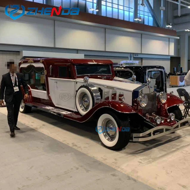 Nigerian Vintage Hearse - Luxury Red Funeral Car