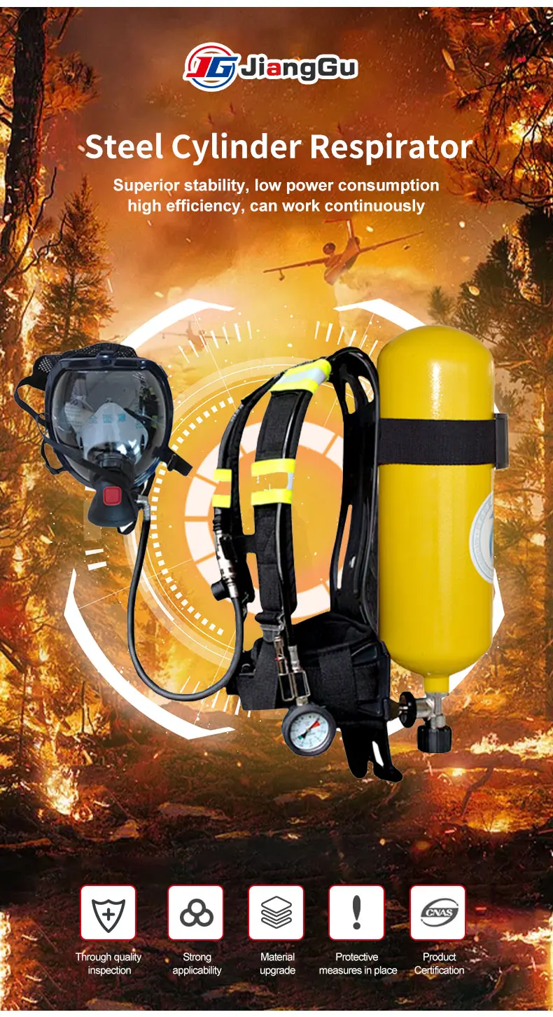 Firefighting Equipment Self Contained Firefighting Breathing Steel ...