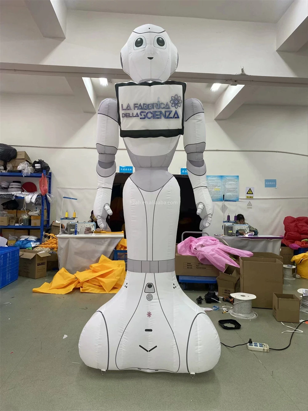 Led Inflatable Cartoon Character Model Custom Giant Inflatable Robot ...