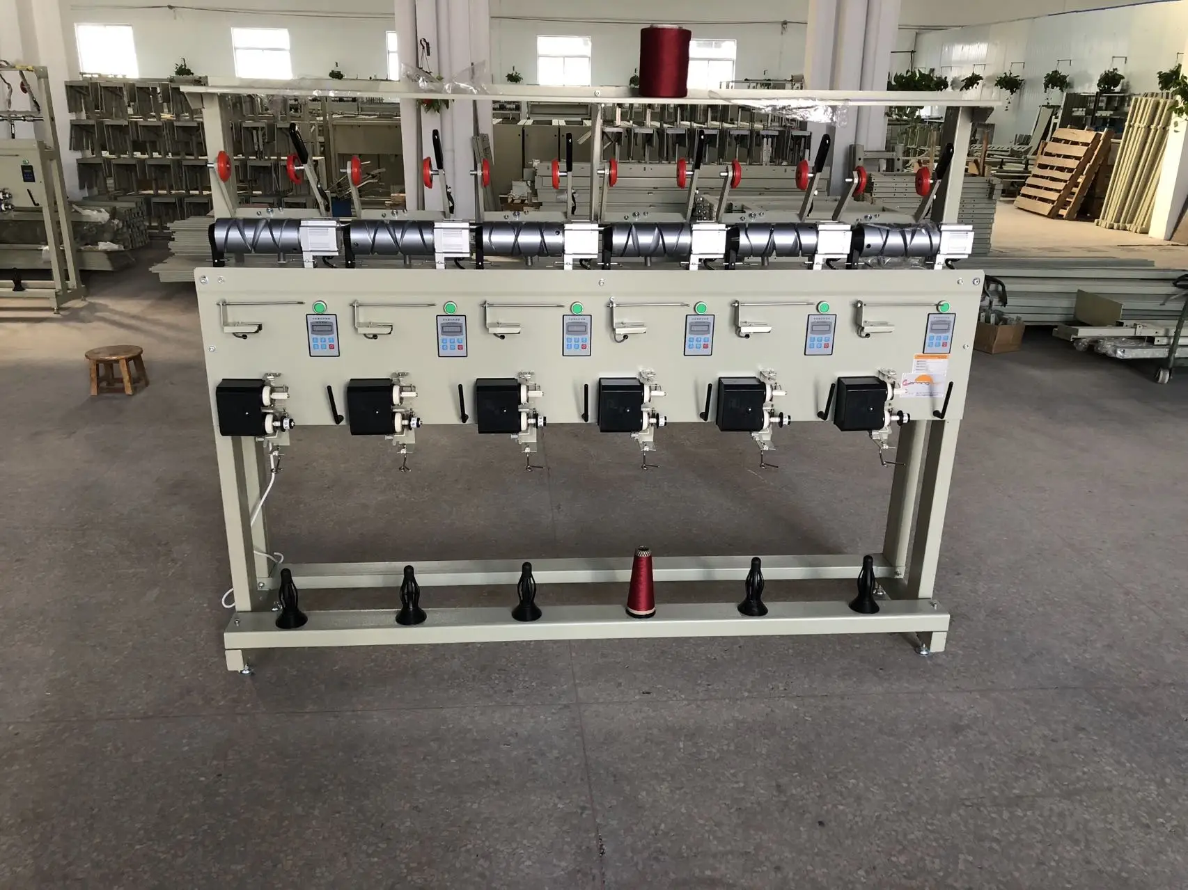 Single Head Electric Yarn Winding Machine for Yarn Manufacturer