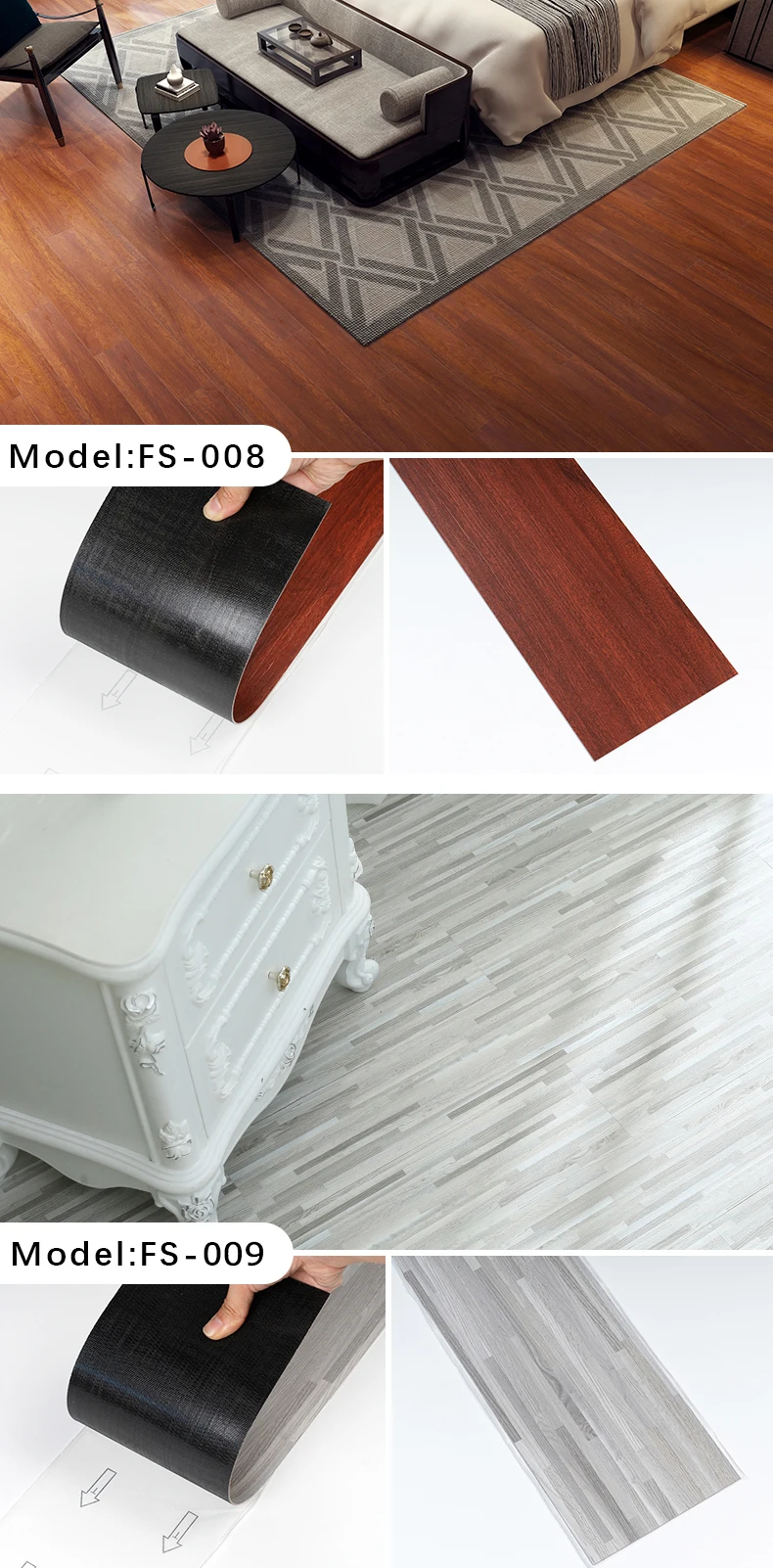 Lvt Material Flooring Sticker Wall Sticker - Buy Flooring Sticker,Wall ...