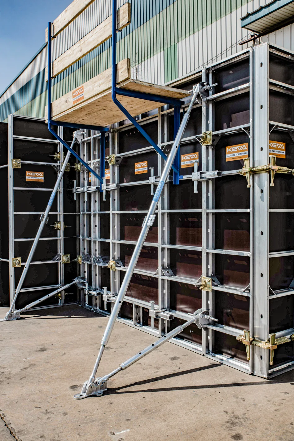 Construction Concrete Aluminium Wall Formwork From Keva China - Buy ...