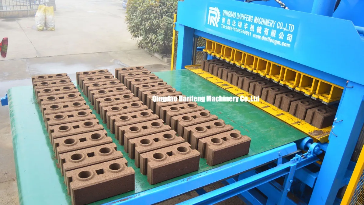 Df10-10 Automatic Ecological Earth Clay Interlocking Brick Making ...