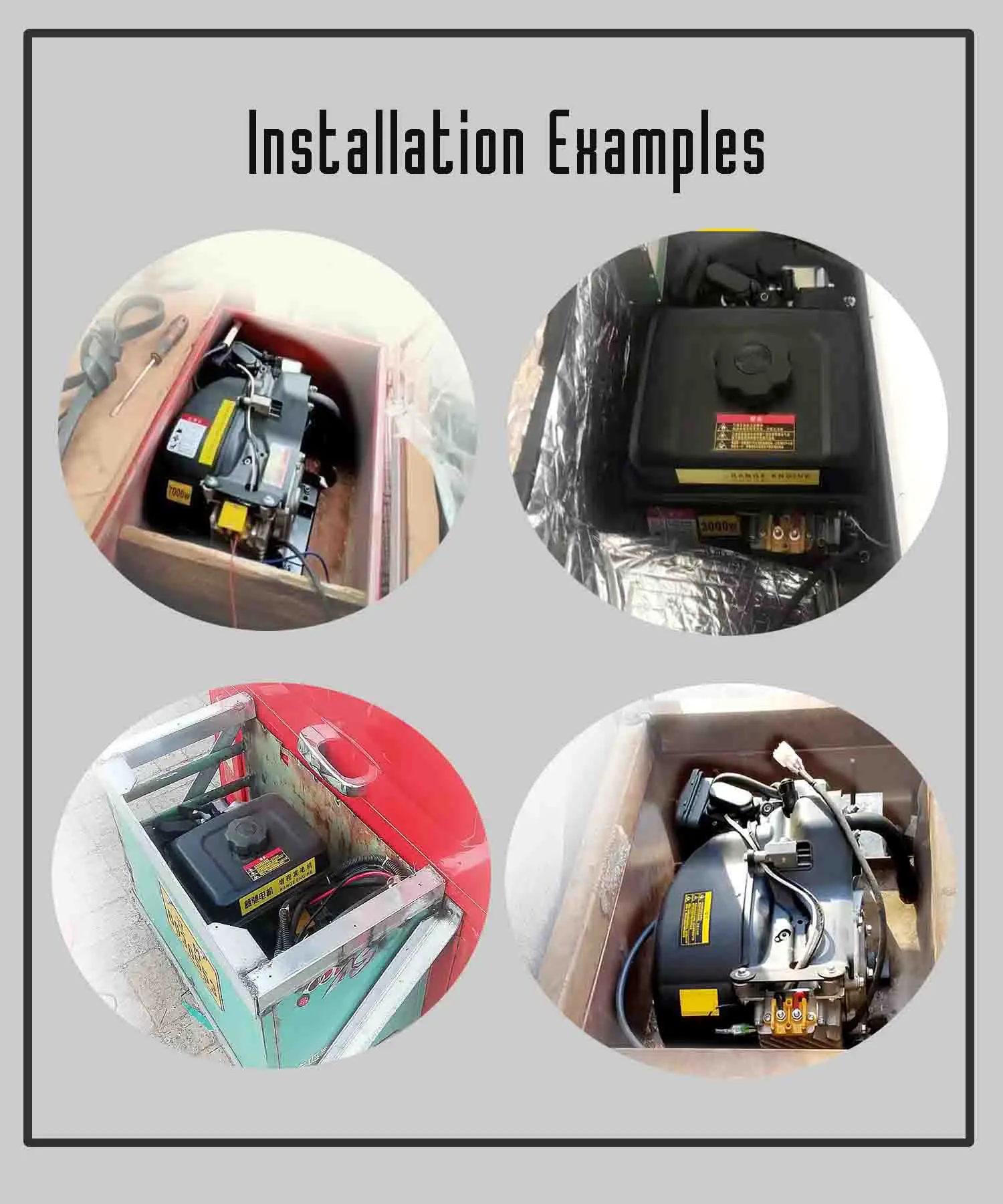 3kw Dc Generator Electrical Vehicles Dc48v 60v 72v Range Extender ...