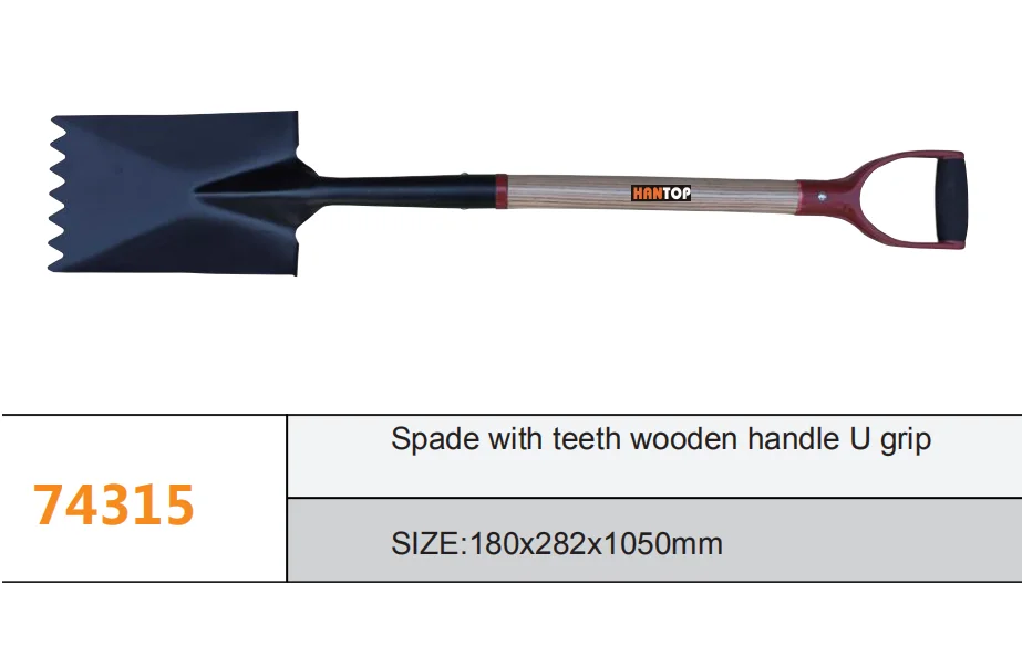 76307 Hantop Roofer's Spade With 32*3mm Fiberglass Handle or Wooden ...