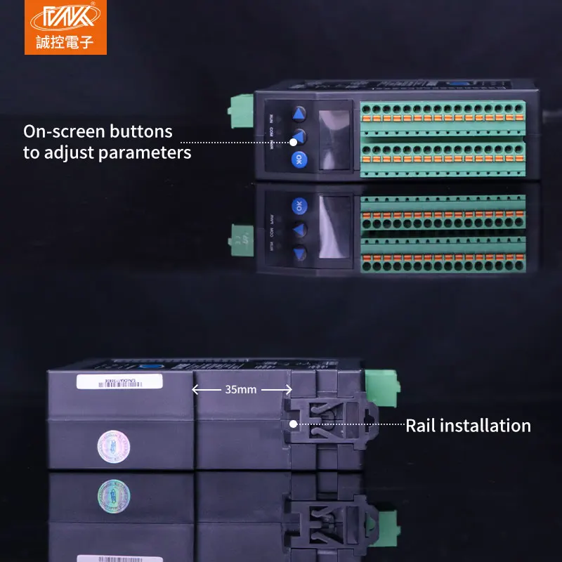 8 Channel Sensor-Interface RJ45 RS485 Modbus TCP Precision