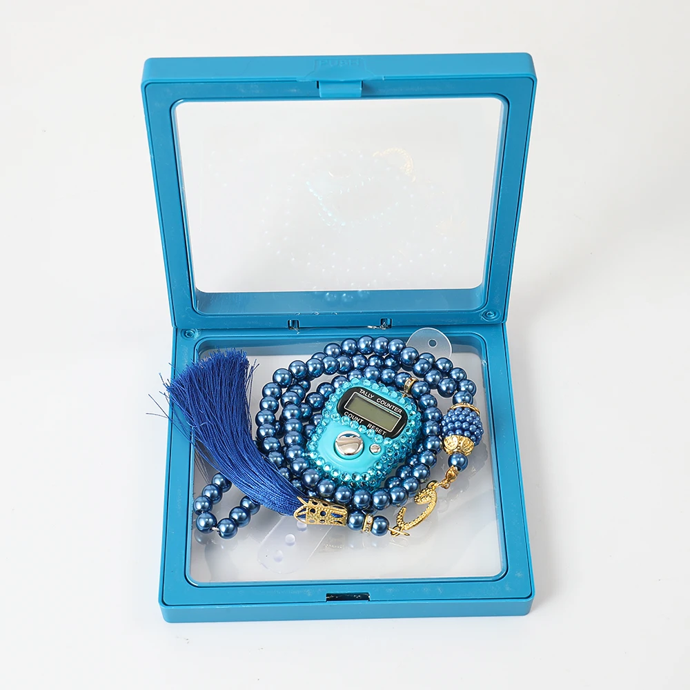 Alibaba.com: Muslim Tasbihs Set 99 Rosary Glass Worry Beads Allah ...