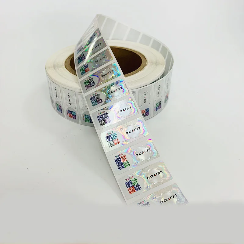 Customized 3D Anti-Counterfeit QR Code Hologram Stickers