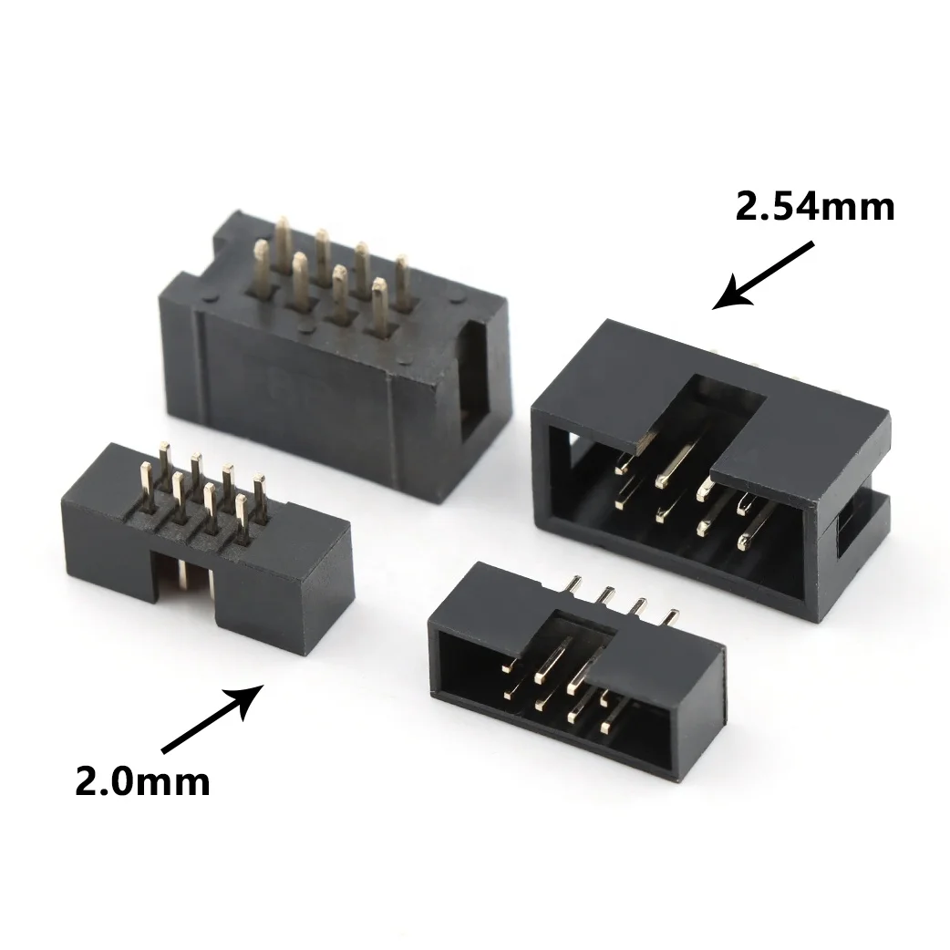 254mm Pin Female Header Connector 1.27mm 2.54mm 2.0mm Pitch 2*25pin ...