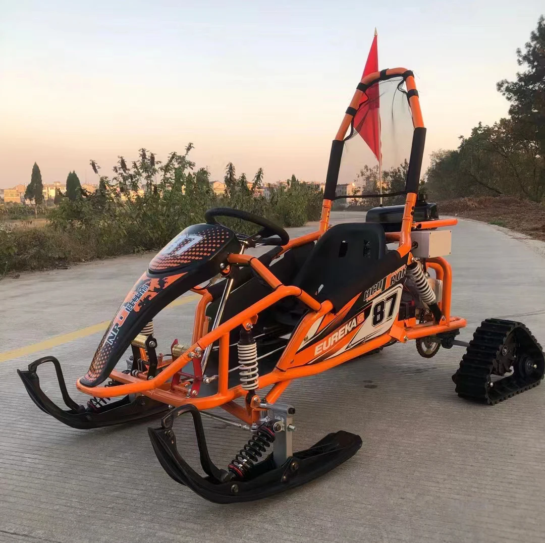 Winter Sport Chinese 4 Stroke 110cc 125cc Snowmobile Go Karts For ...