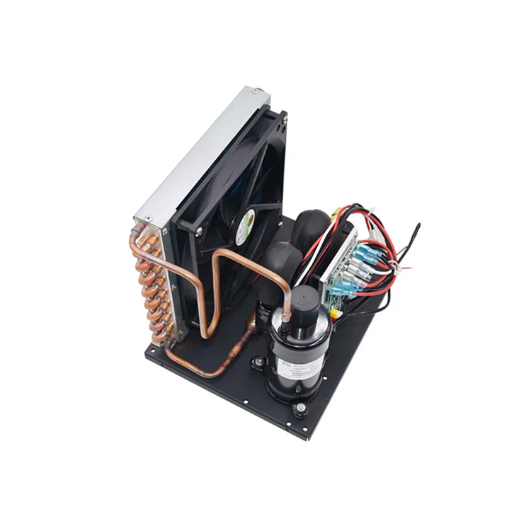 R134a DC 24V Mini Condenser for DIY Water Chiller